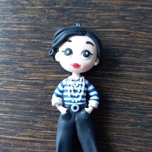 Polymer Clay Calavera Figurine Dia De Muertos Art Doll - Etsy