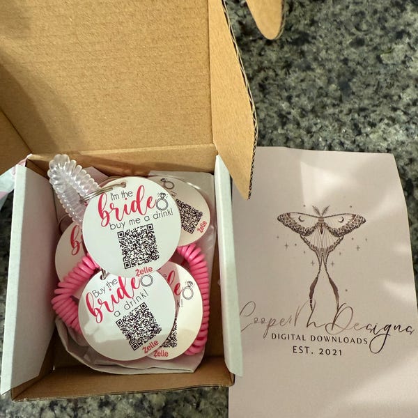Buy the Bride a Shot, Buy the Bride a Drink, Bachelorette Bracelet ...