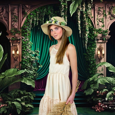 Royal Maternity Backdrop Overlays Floral Room Backdrops - Etsy