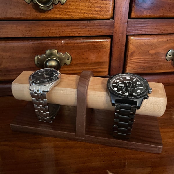 Timestand L Adjustable Four Watch Stand in Walnut Wood for Special Gift ...