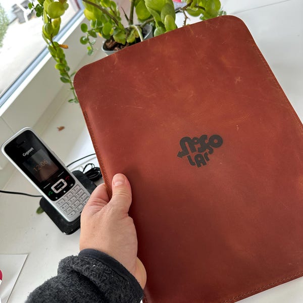 Leather Cover for MacBook Pro M1 2021, Leather Sleeve for MacBook Air ...