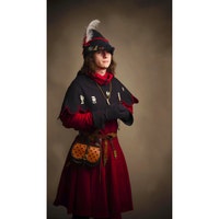 Medieval Woolen Cotehardie, Men's Cotehardie, Medieval Houppelande ...