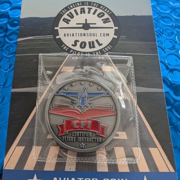 Commercial Pilot Aviation Challenge Coin - Etsy
