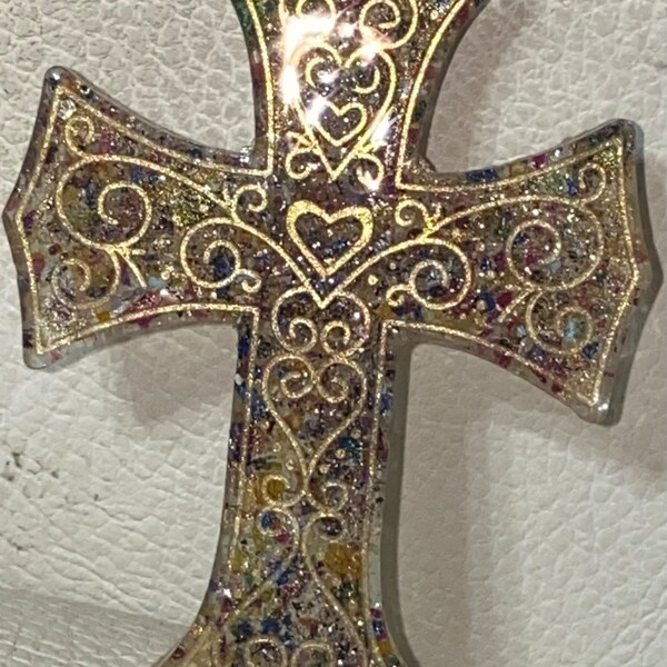 Shiny Cross Silicone Mold-cross Keychain Resin Mold-fashion Cross ...