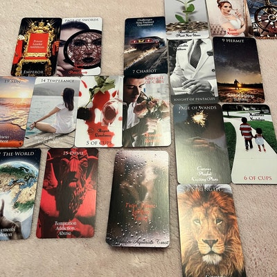 Purple Divine Love Oracle 100 Cards - Etsy