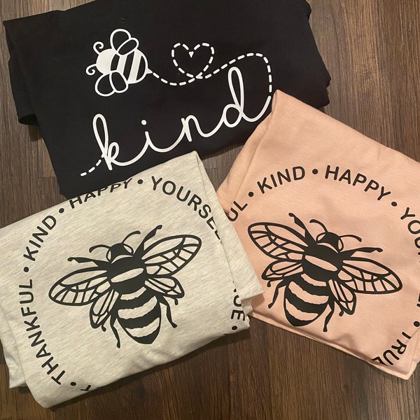 Bee Kind Bee You Bundle SVG PNG Files for Cutting Machines, Digital ...