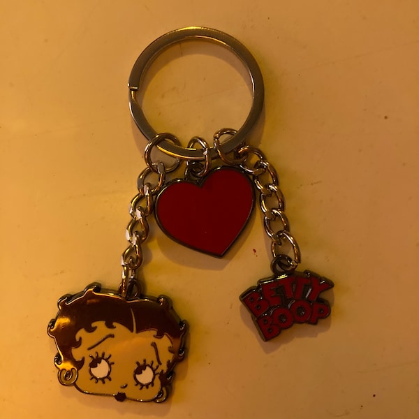 Vintage Betty Boop Keychain - Etsy