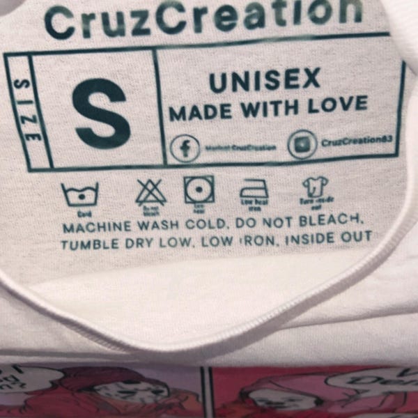 Editable Clothing Neck Label Canva Template DIY Tag Design Custom Label ...