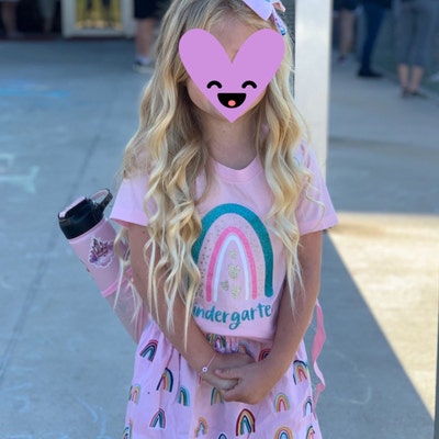 Girl's Kindergarten Outfit, First Day of Kindergarten, Kindergarten ...