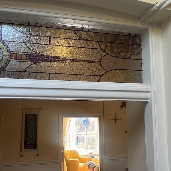 Custom Cathedral Stained Glass Window Film, Gothic Arch Designs With ...