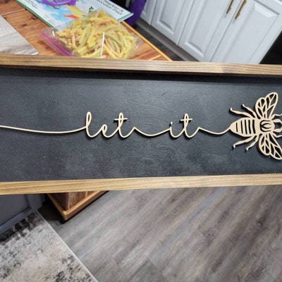 Bumble Bee Decor, Honey Bee Sign, Bee Wall Decor, Honey Bee Art, Bee ...