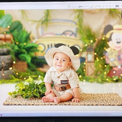 Personalized African Adventure Brown Safari Kids Outfit 2 Piece With ...