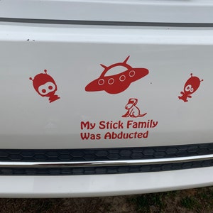 Werewolf Chasing Stick Family Car Decal Werewolf Laptop | Etsy