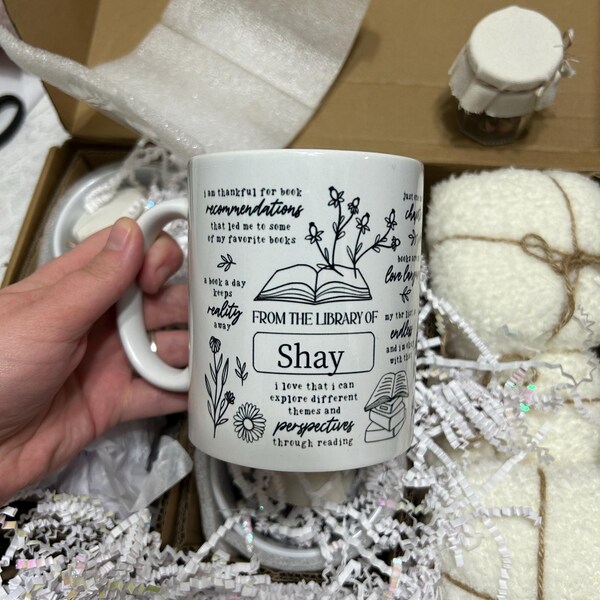 Personalized Blind Book Box, Personalized Book Gift Box, Blind Date ...