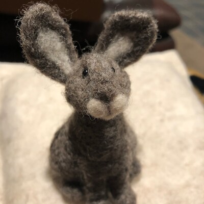 Rabbit Felting Kit Needle Felting Kit DIY Kit Craft Kit Felting ...
