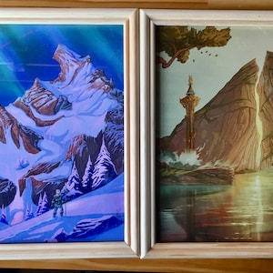 HEBRA PEAK Artwork Print, the Legend of Zelda, Breath of the Wild ...