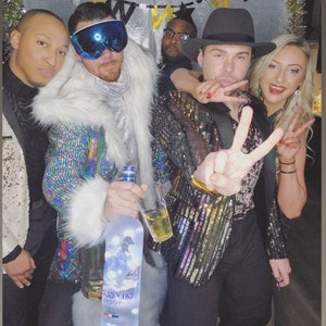 Neon Pink Monster Trippy Funky Fuzzy Rave Festival Fur Disco Burning ...