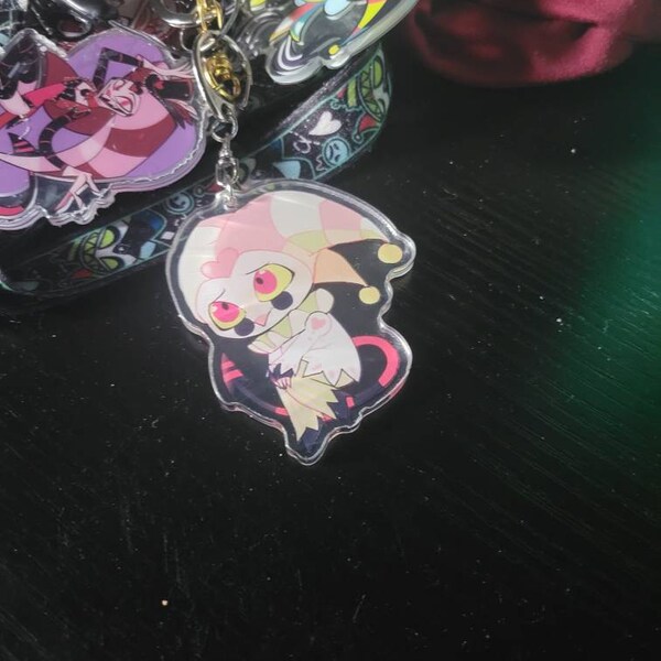 Lute Hazbin Hotel Keychain Cute Chibi Lute Charm - Etsy