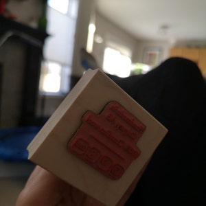 Custom Rubber Stamp 2x2 Inches Logo Stamp Wedding Stamp - Etsy
