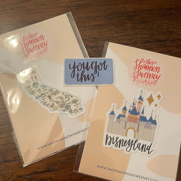 Disneyland Castle Sticker+ FREE SHIPPING, Disney Waterproof Sticker ...