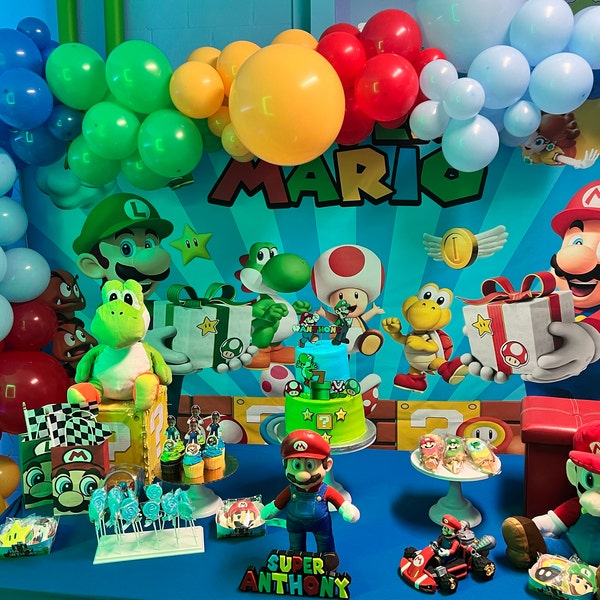 Custom Super Mario Bros Inspired Name Plate, Kids Desk, Kids Room ...