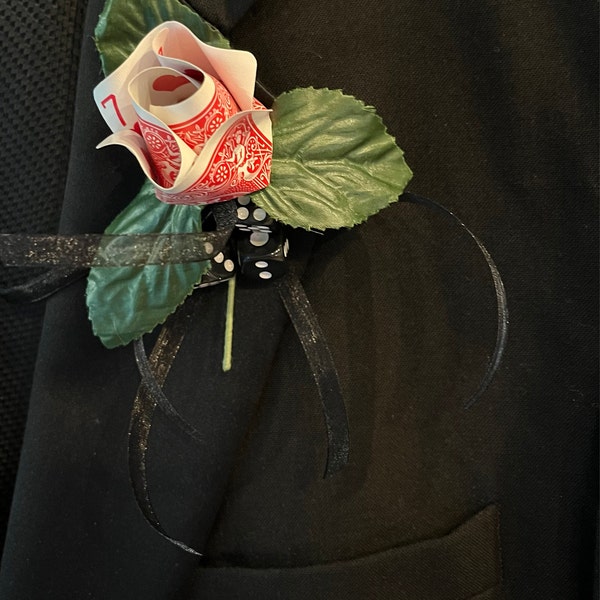 Playing Card Rose Red, Playing Card Flower, Paper Flower, Magician ...