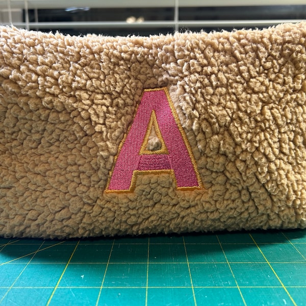 2 Color Block Embroidery Font, BX Font, Alphabet Machine Embroidery ...