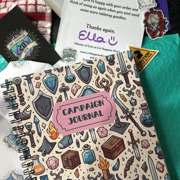 Dungeons and Dragons Campaign Journal Dnd Notebook D&D Campaign Journal ...