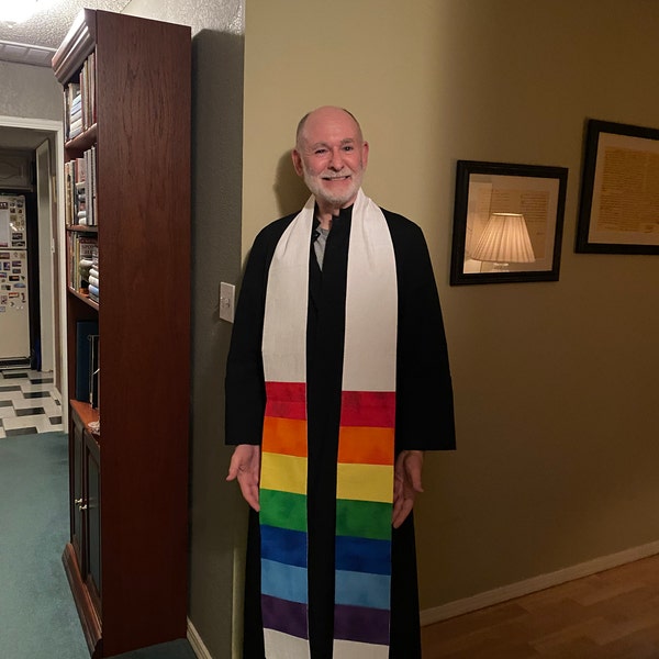 Rainbow Liturgical Stole - Etsy