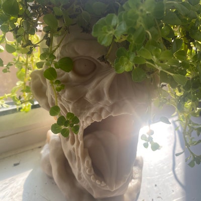 Horror Planter Zombie Bust Plant Pot, Scary & Dark Gothic Sculpture - Etsy