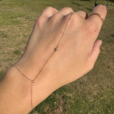 Gold Chain Necklace, Solid Gold Chain, Tiny Gold Chain, Dainty Gold ...