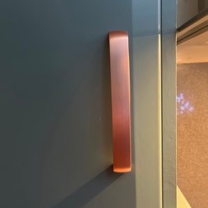 Matt Black Slim Squared Angular Kitchen Cabinet Handle 160mm Bedroom ...