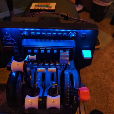 Logitech/saitek Panel Under Mount for Honeycomb Bravo Throttle - Etsy