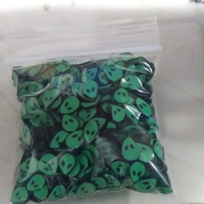 Alien Polymer Clay Slices, Nail Art Slices, Faux Sprinkles, UFO ...