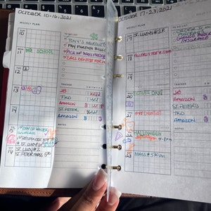 Weekly Planner Printable to Do List Week on One Page PDF - Etsy