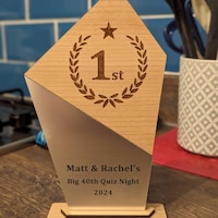 Dance Trophy Award With Logo & Wording for Dance Schools, Corporate ...