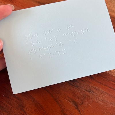 Happy Birthday You Old Fart Funny Braille Birthday Card for Blind or ...