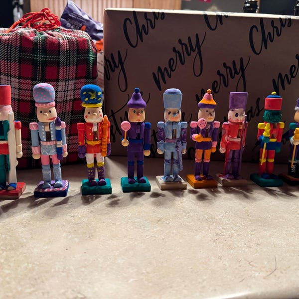 Christmas Mini Paint Kit, Nutcracker Paint Set, Christmas Party Favor ...