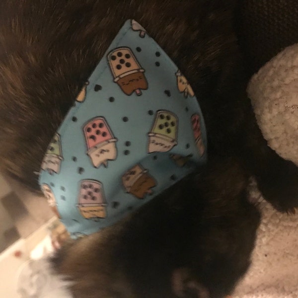 Pizza Pet Bandana, Blue Pet Bandana, Food Cat Bandana, Food Dog Bandana ...