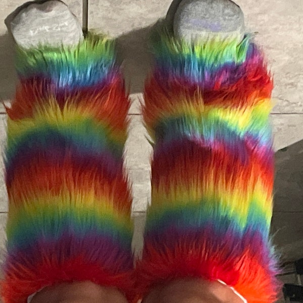 Pink Black Lime Orange Tulle Boot Cover Leg Warmer Flufy Style Tutu ...