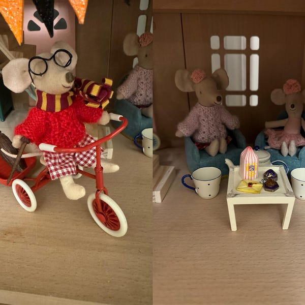 Miniature Make Up, 1:6th Scale, Dollhouse Make Up, Maileg Mouse ...