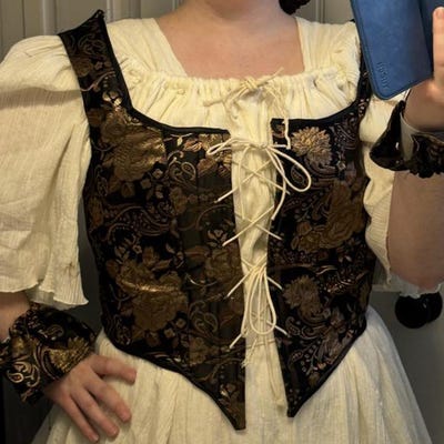 Corset Pattern Sewing Pattern Renaissance Milkmaid Stay Bodice Pattern ...