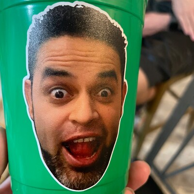 Custom Face Stickers Personalized Stickers Custom Party - Etsy