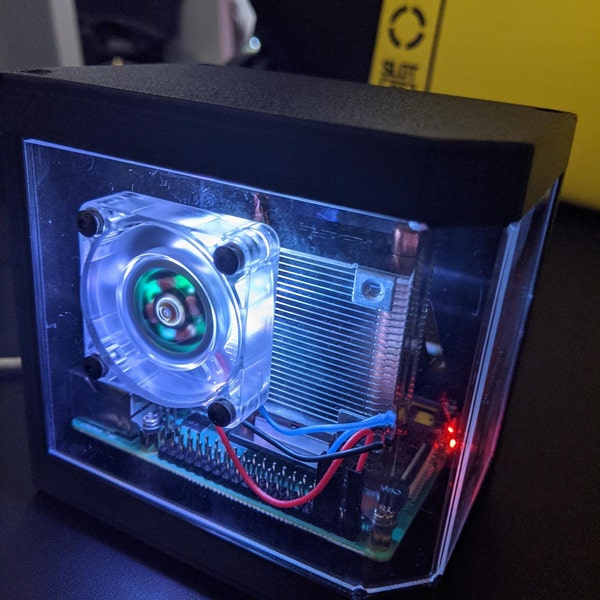 Raspberry Pi 4B Desktop Split Computer Case - Etsy