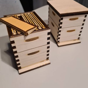 Mini DIY Bee Hive Model Kit, My Little Beekeeper Original Model Kit ...