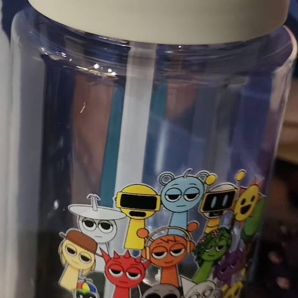 Sprunki Wall Clock: Fun Kids Room Decor, Cute Cartoon Clock for ...