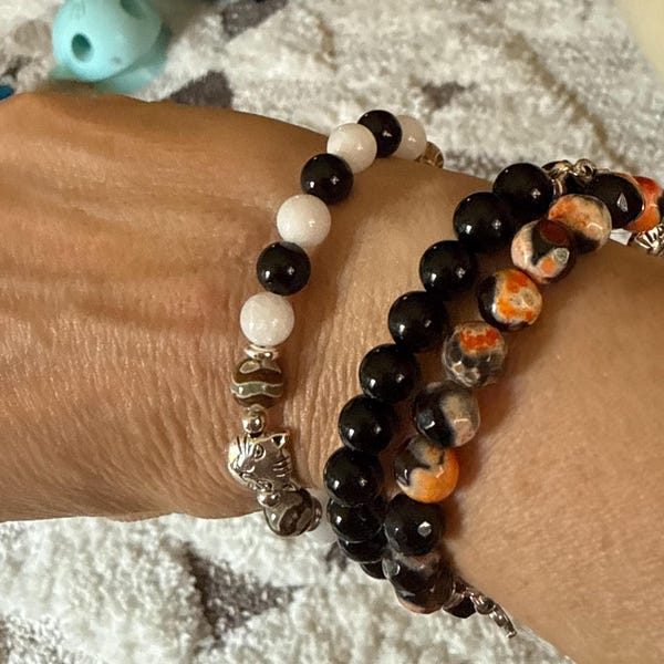 Black Cat Bracelet | Cat Bracelet | Cat Lover Gift | Cat Memorial ...