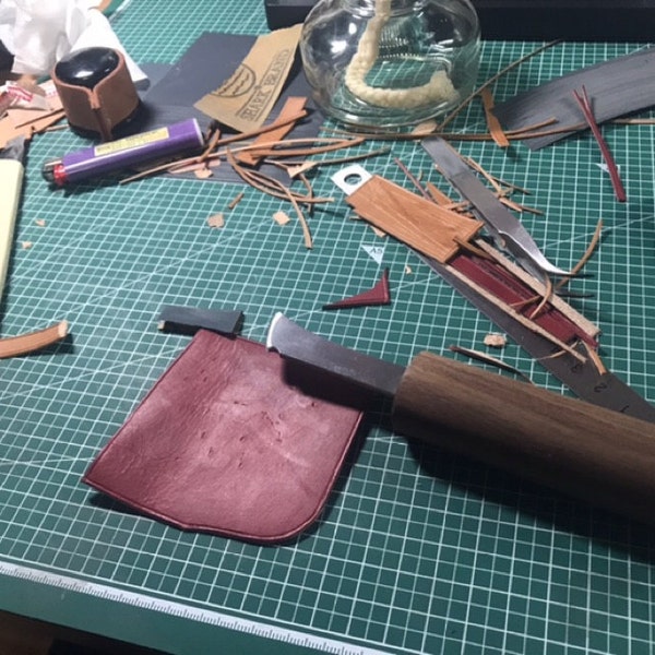 Leathermob Leather Edge Creaser Stitch Press Line Pressing Leathercraft ...