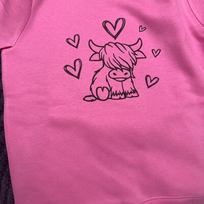 Baby Cow Svg Highland Cow Svg Cuttable Design SVG PNG Dxf Eps Ai Pdf ...