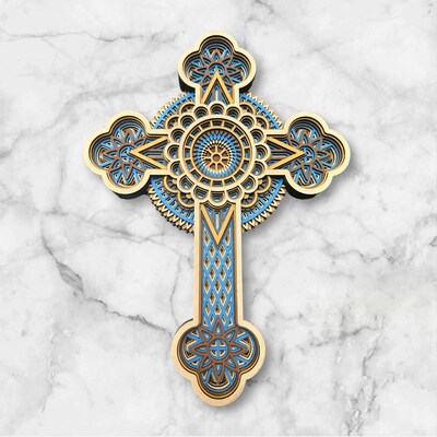 Compass SVG Multi-layered Mandala, 3d Layer Compass Mandala Svg, Shadow ...